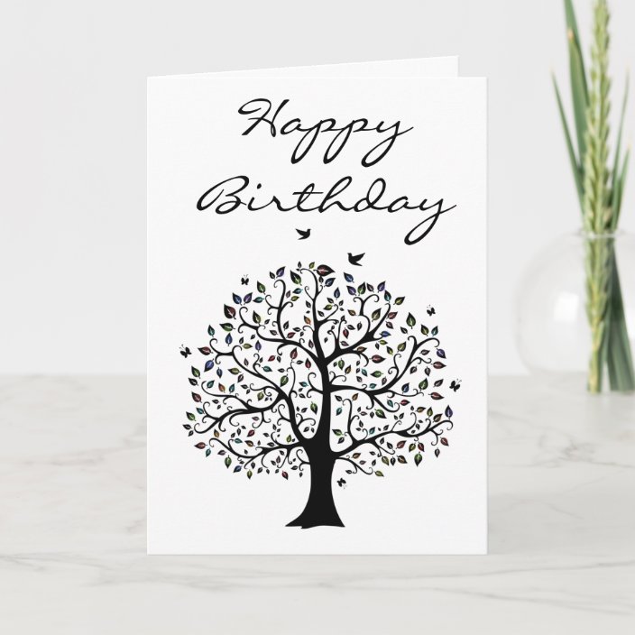 Tree of life birthday card | Zazzle.com
