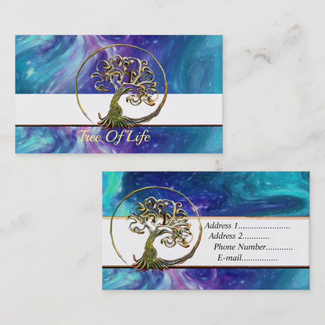 Tree Of Life Business Card | Zazzle