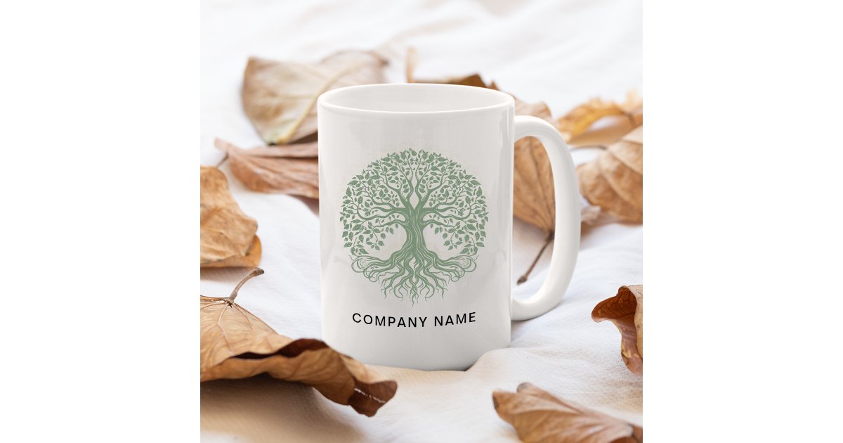 Tree of Life Business Logo Coffee Mug | Zazzle