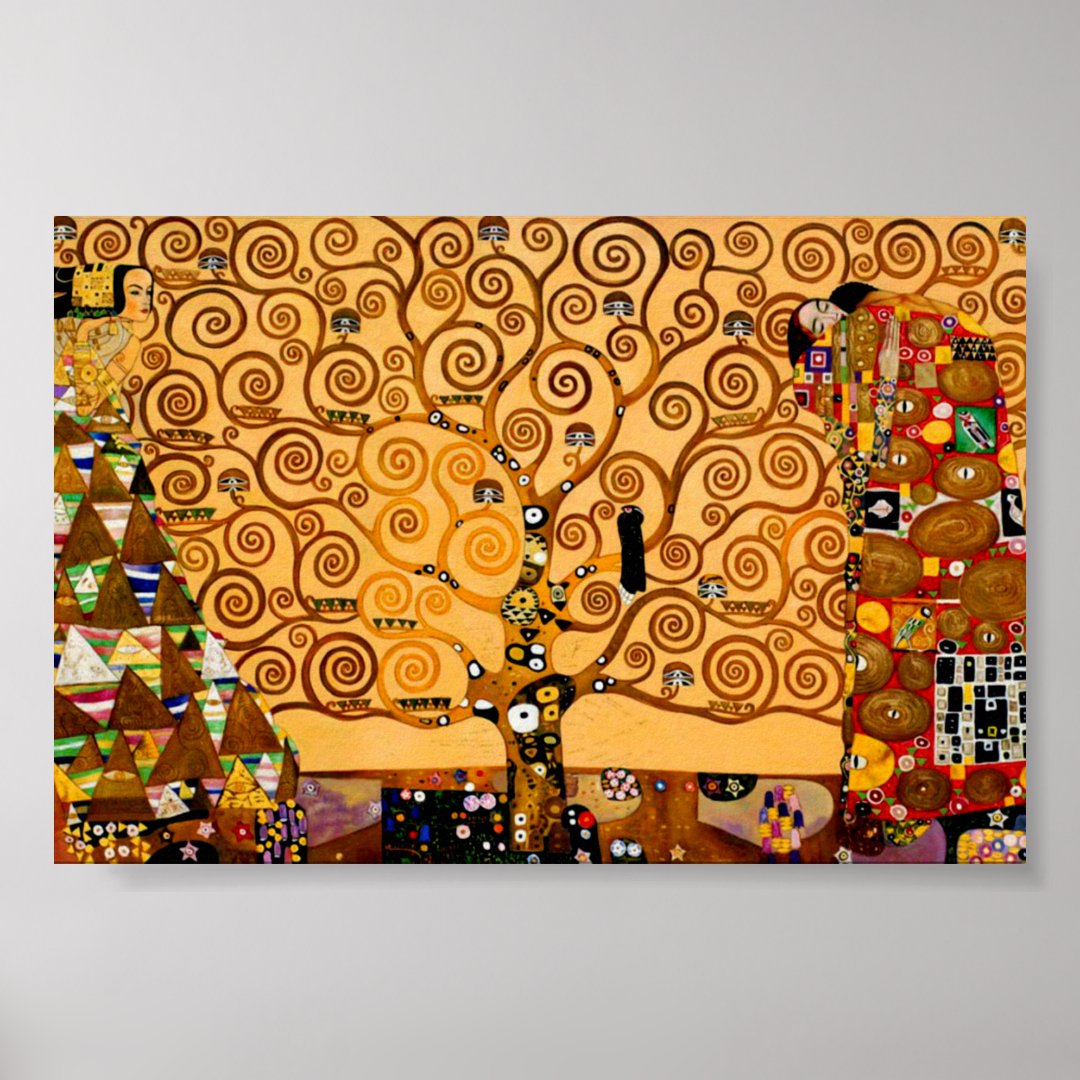 Tree of Life by Gustav Klimt Fine Art Poster | Zazzle