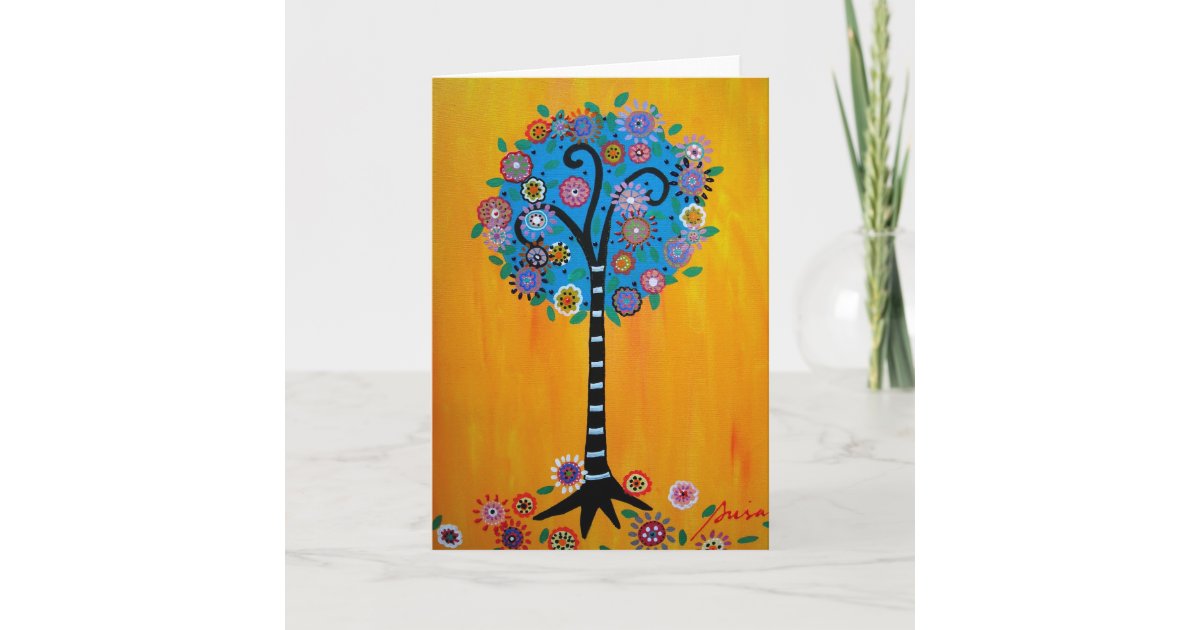TREE OF LIFE CARD | Zazzle