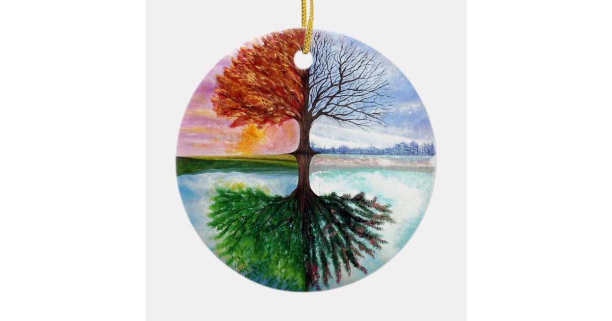 Tree of Life Ceramic Ornament | Zazzle
