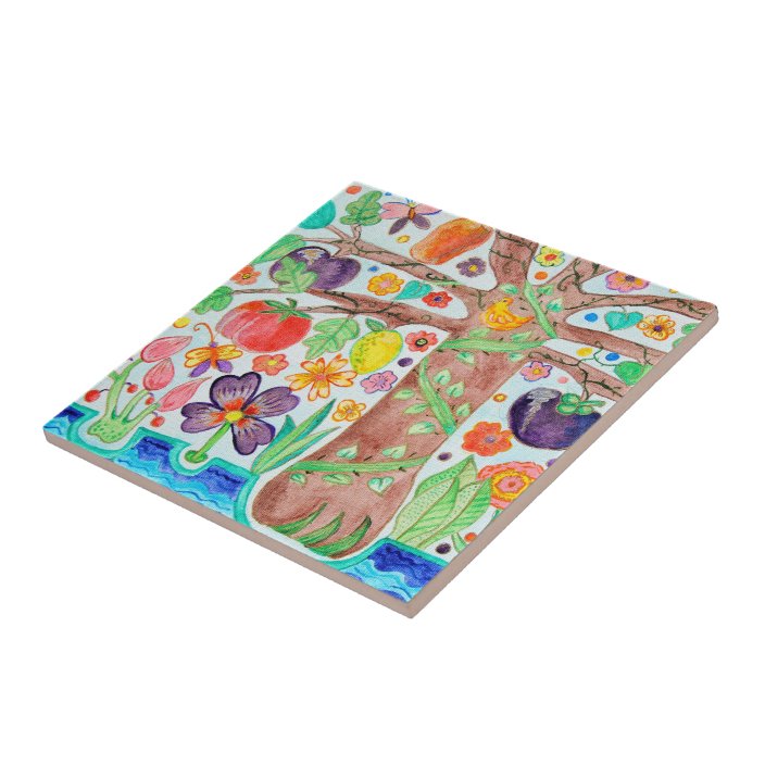 Tree of Life Ceramic Tile | Zazzle.com
