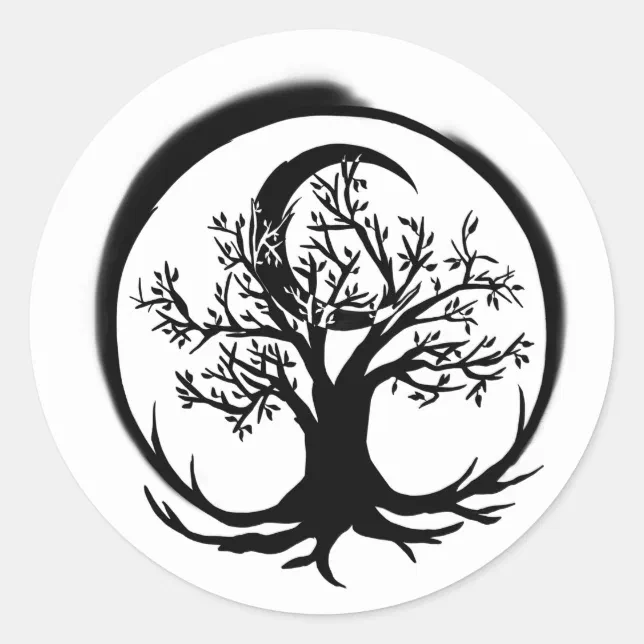 Tree of Life Classic Round Sticker | Zazzle