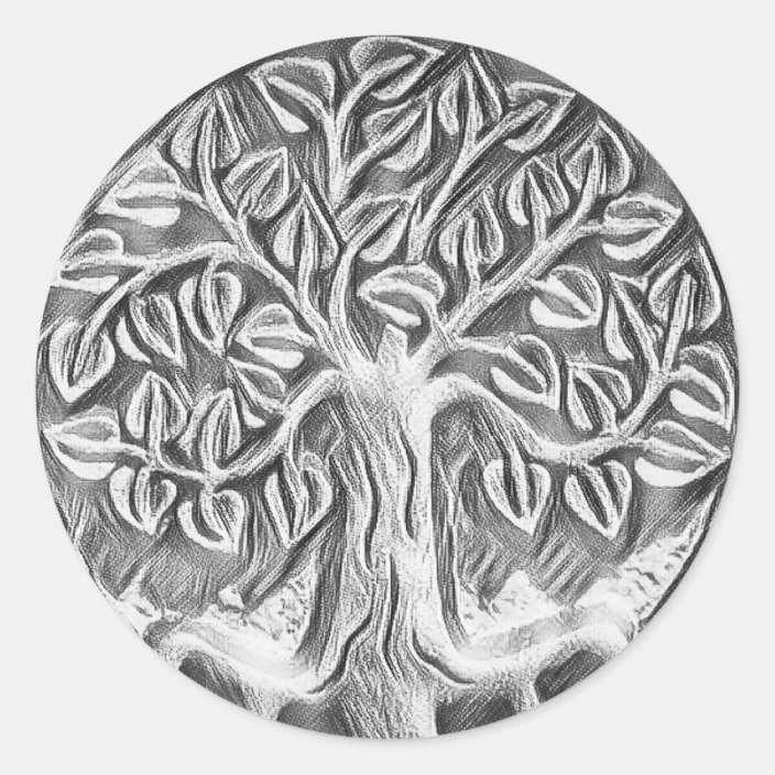 Tree of Life Classic Round Sticker | Zazzle.com