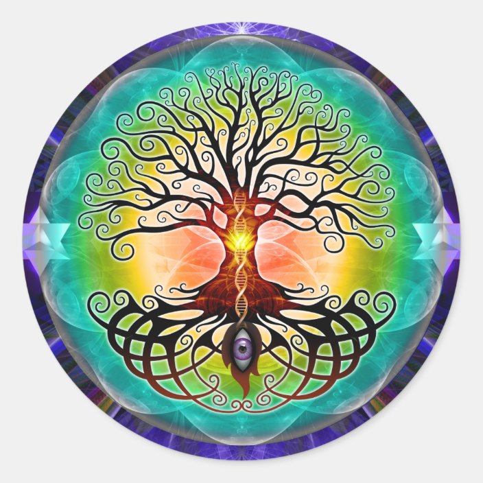 Tree Of Life Classic Round Sticker | Zazzle