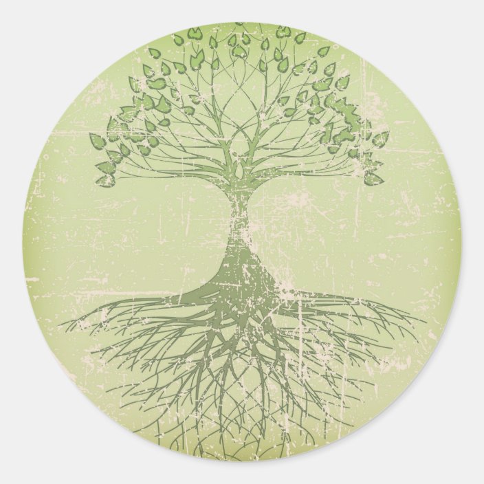 Tree of Life Classic Round Sticker | Zazzle.com