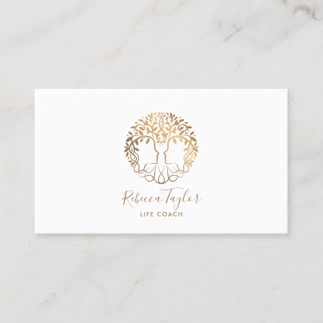 Tree of Life Coach Therapist Psychiatrist Busines Business Card | Zazzle