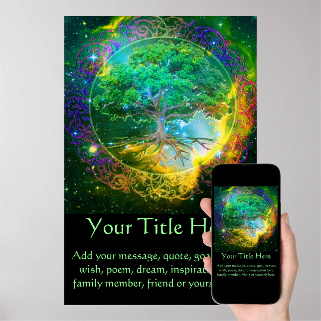 Tree of Life CustomizeABLE Poster | Zazzle