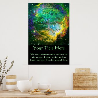Tree of Life CustomizeABLE Poster | Zazzle