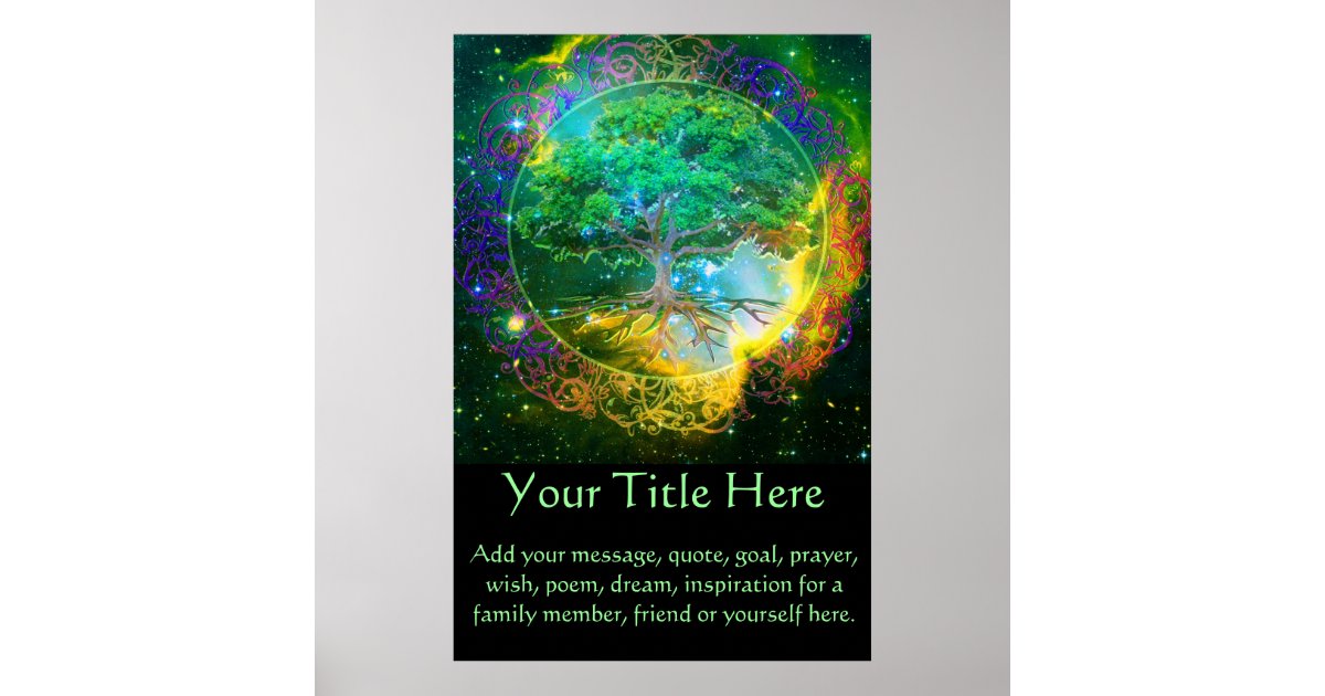 Tree of Life CustomizeABLE Poster | Zazzle