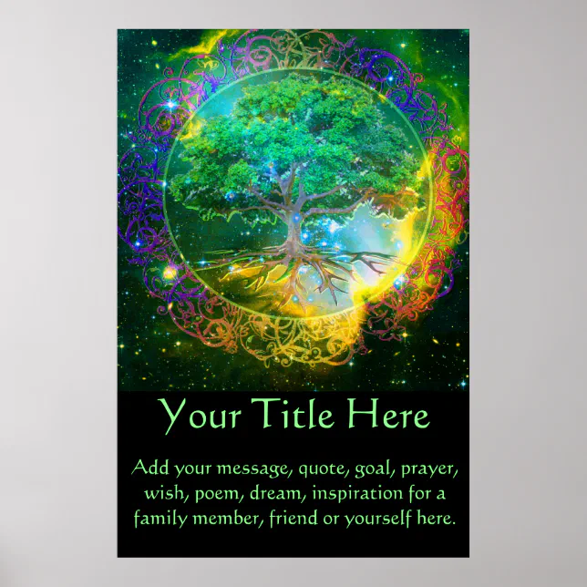 Tree of Life CustomizeABLE Poster | Zazzle