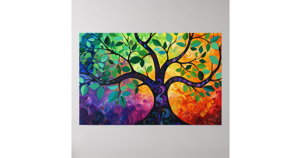 Tree of Life Design Poster | Zazzle