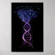 Tree of Life DNA Strand Genealogy Tree Poster | Zazzle