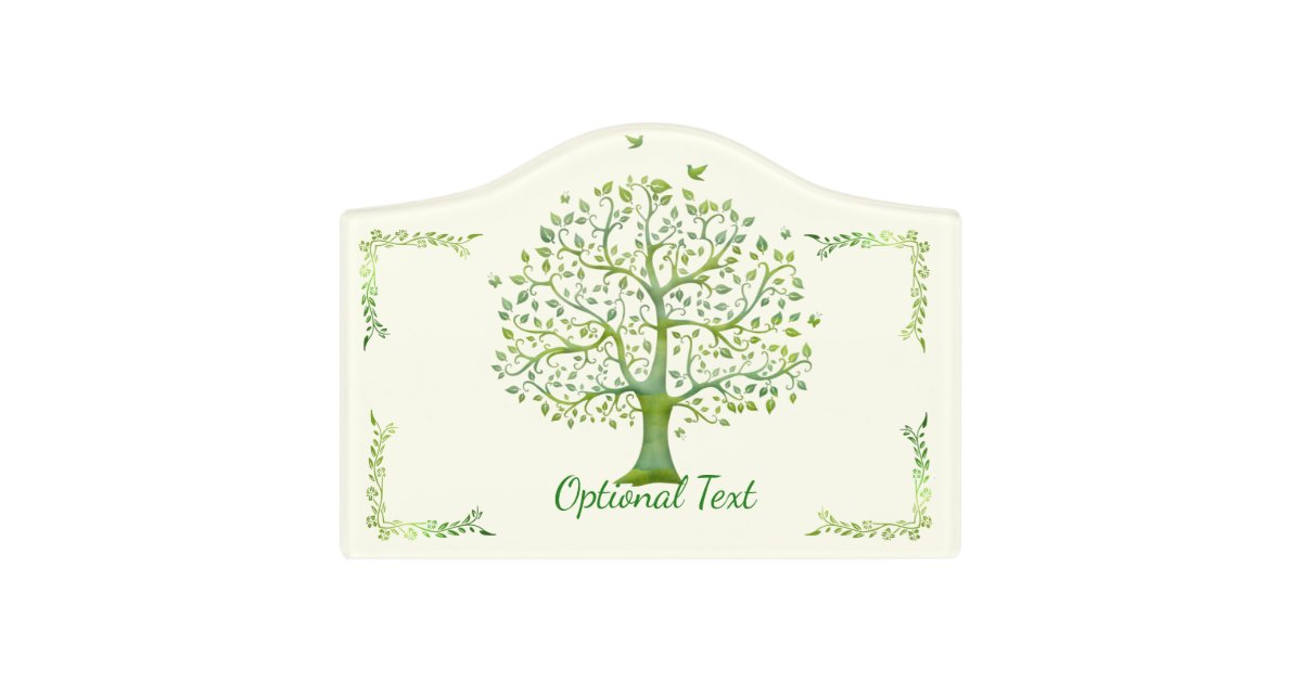 Tree of Life Door Sign | Zazzle