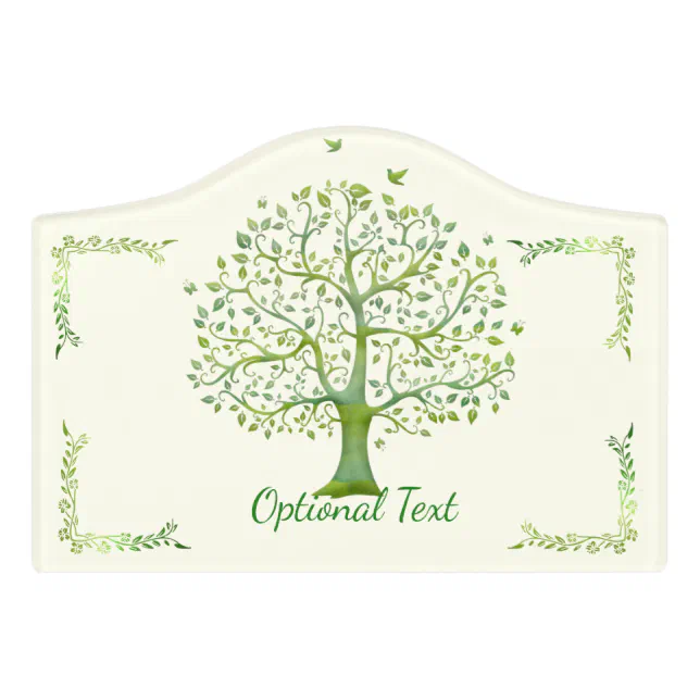 Tree of Life Door Sign | Zazzle