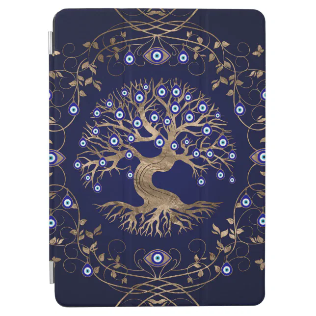 Tree of Life Evil Eye Ornament iPad Air Cover | Zazzle