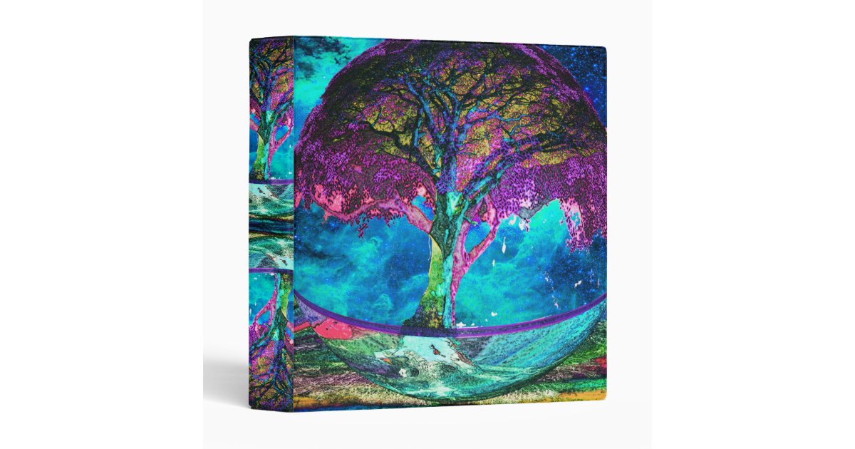 Tree of Life Galaxy Binder | Zazzle