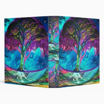Tree of Life Galaxy Binder | Zazzle