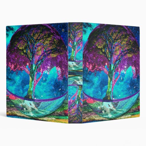 Tree of Life Galaxy Binder | Zazzle