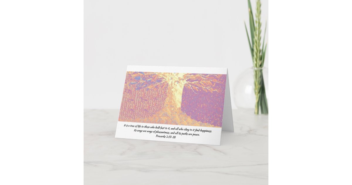 Tree of Life Greeting Card | Zazzle