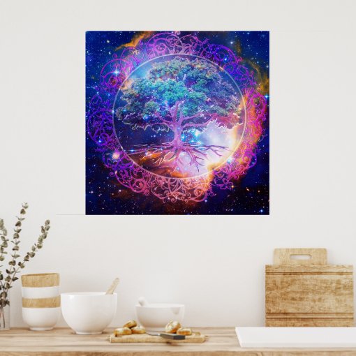 Tree of Life Healing Poster | Zazzle