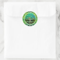 Tree of Life Health Classic Round Sticker | Zazzle