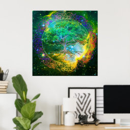 Tree of Life & Health Poster | Zazzle