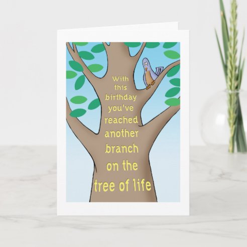 Tree Of Life Birthday Cards | Zazzle