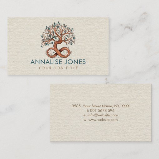 Tree of Life - Infinity Business Card | Zazzle