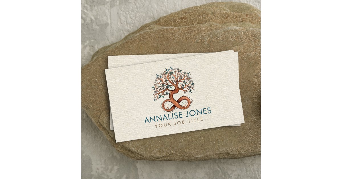 Tree of Life - Infinity Business Card | Zazzle
