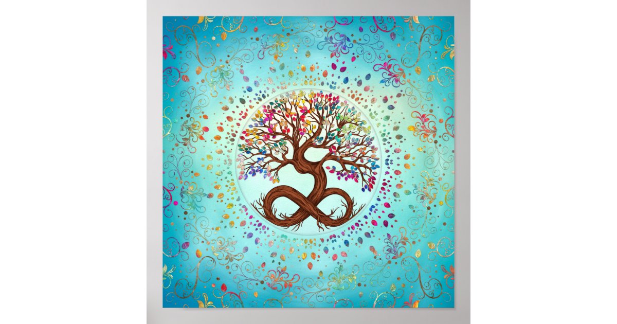 Tree of Life - Infinity Poster | Zazzle