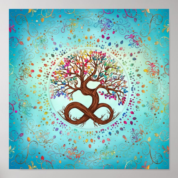 Tree of Life - Infinity Poster | Zazzle