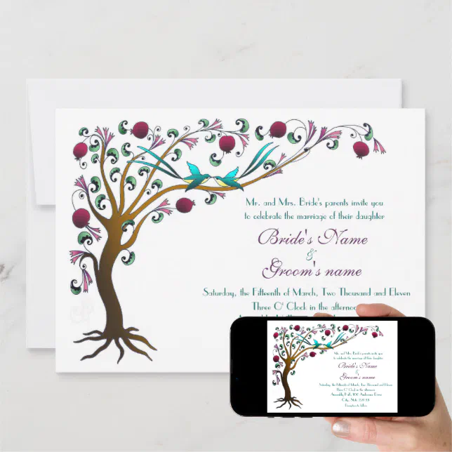 Tree of life invitations | Zazzle