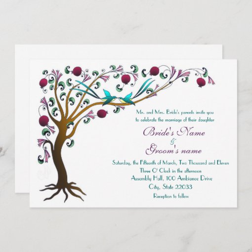 Tree of life invitations | Zazzle