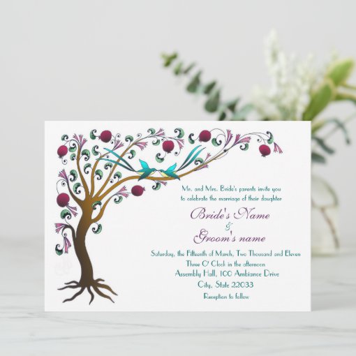 Tree of life invitations | Zazzle