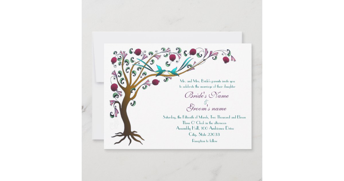 Tree of life invitations | Zazzle
