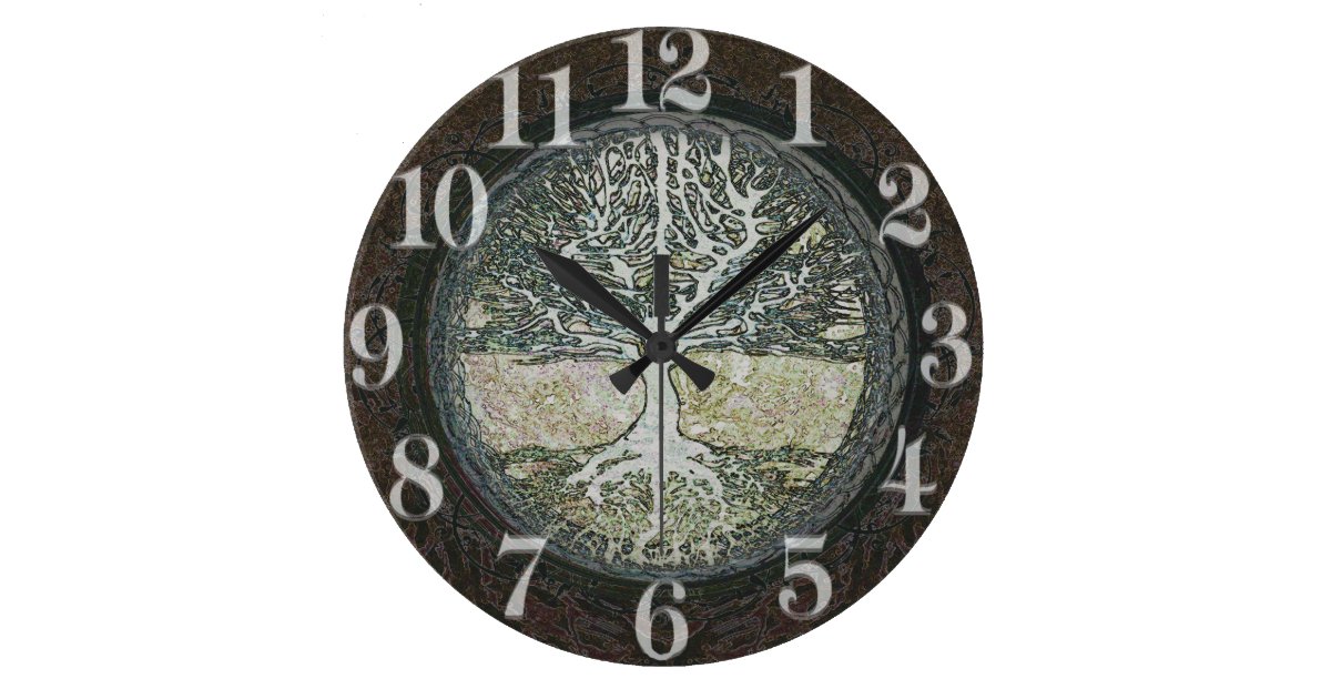 Tree of Life Large Clock | Zazzle.com