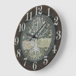 Tree of Life Large Clock | Zazzle