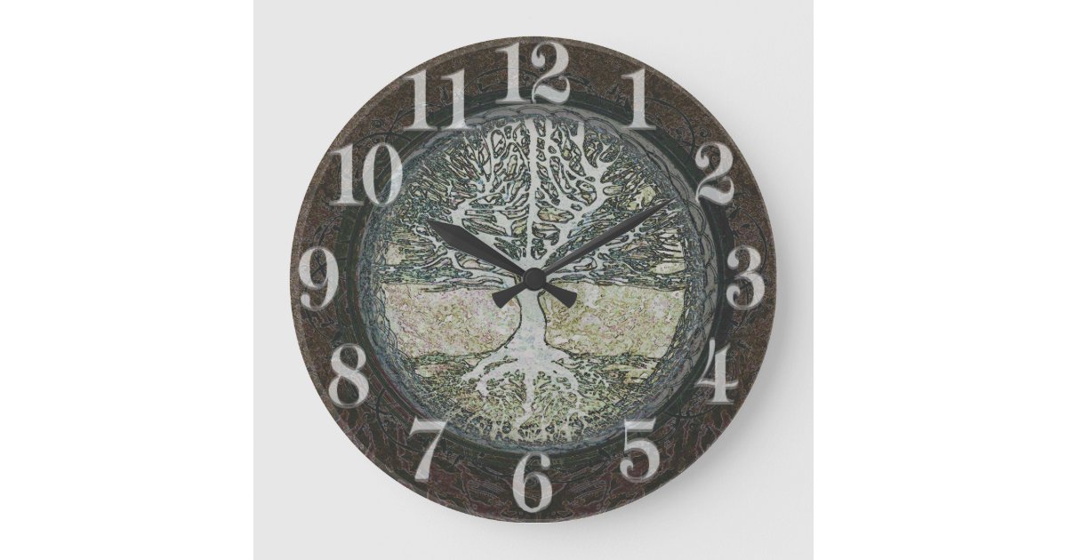 Tree of Life Large Clock | Zazzle
