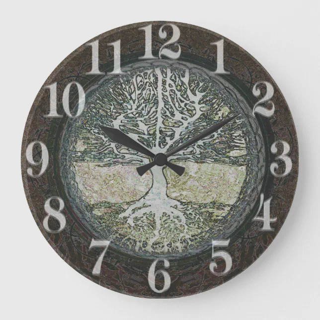 Tree of Life Large Clock | Zazzle