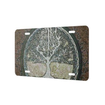 Tree of Life License Plate | Zazzle