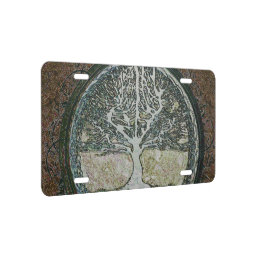 Tree of Life License Plate | Zazzle