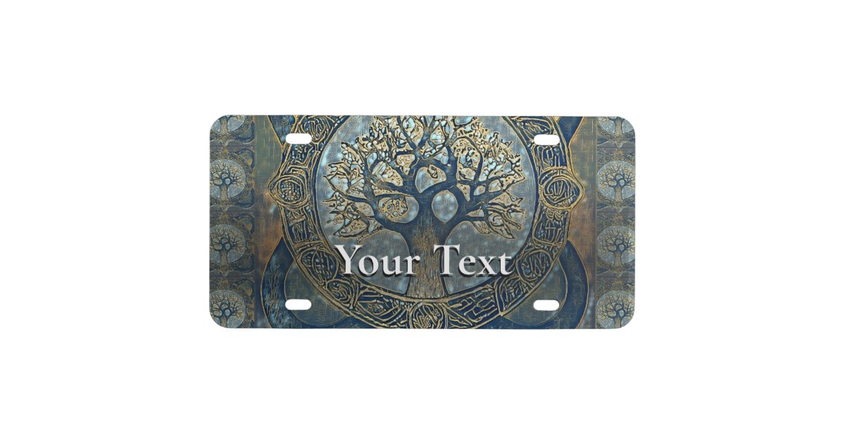 Tree of Life License Plate | Zazzle