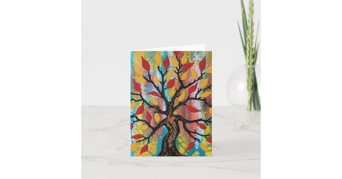 Tree of Life Note Card | Zazzle
