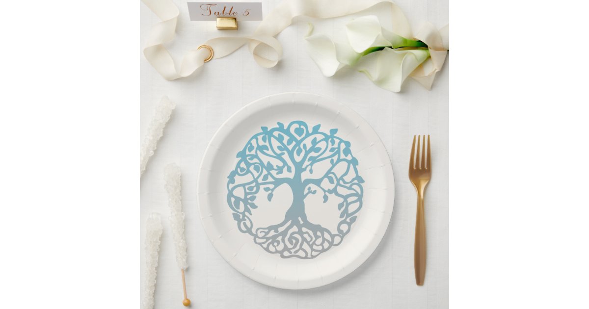 Tree of Life Paper Plates | Zazzle