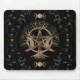 Tree of Life Pentagram Moon Ornament Mouse Pad | Zazzle
