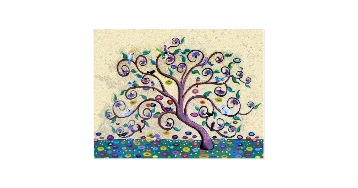 Tree of life postcard | Zazzle.com