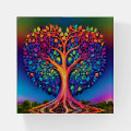 Tree of Life Rainbow Light Paperweight | Zazzle