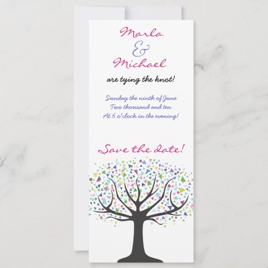 Tree of Life Save the Date Wedding Invitation | Zazzle.com